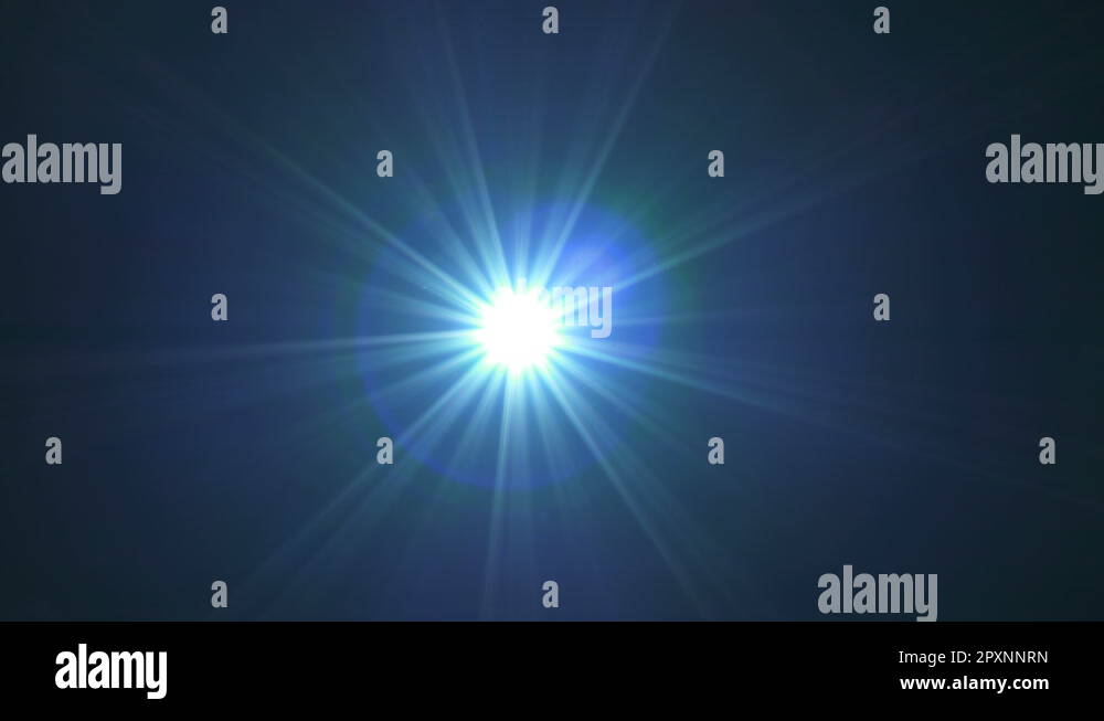 The very bright projector light with a dust particle flow. Real time ...