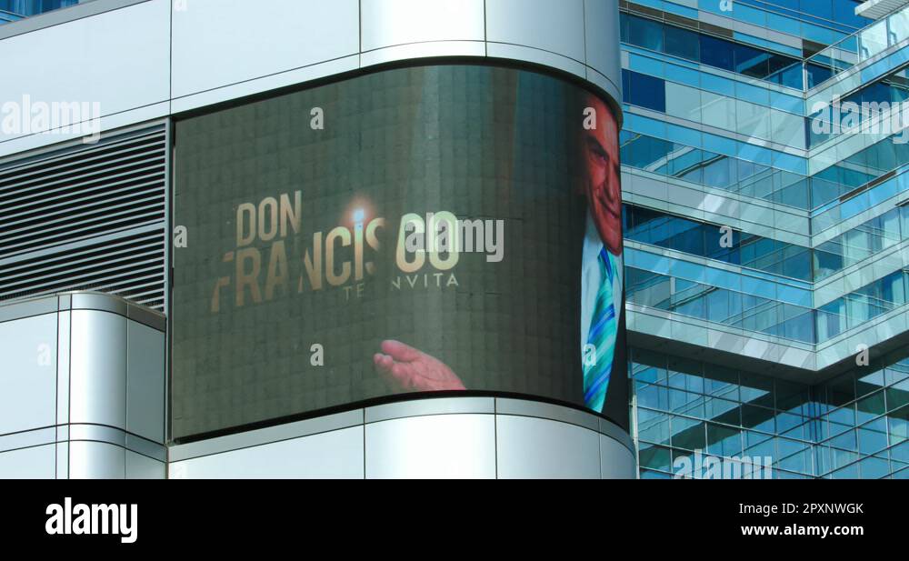 Microsoft logo and billboard at Microsoft Square LA LIVE in Los Angeles ...