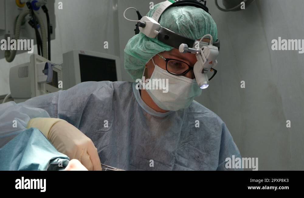 Operating room surgery surgeon patient healthcare and medicine Stock ...