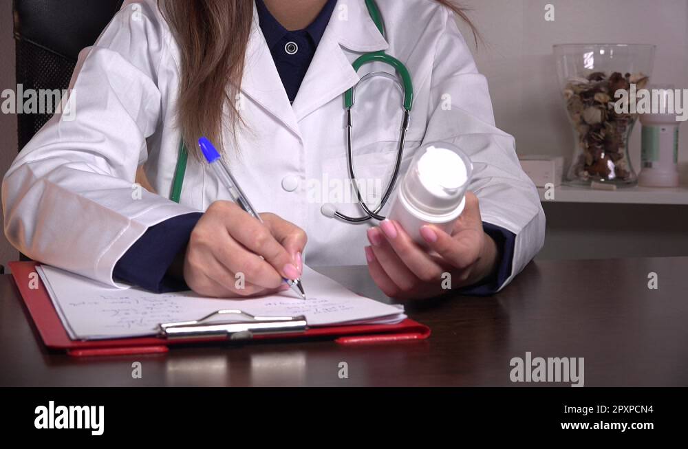 Woman doctor stethoscope writing Stock Videos & Footage - HD and 4K ...