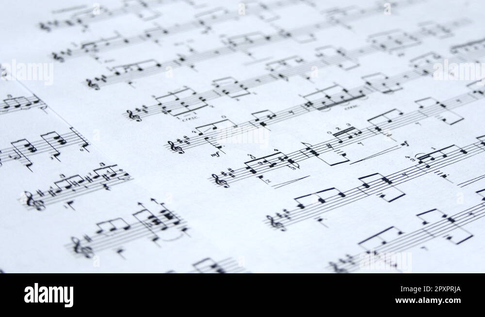 Musical paper Stock Videos & Footage - HD and 4K Video Clips - Alamy