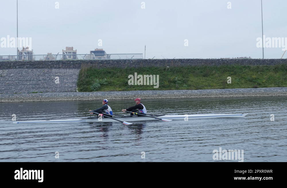Double scull rowing team Stock Videos & Footage - HD and 4K Video Clips ...