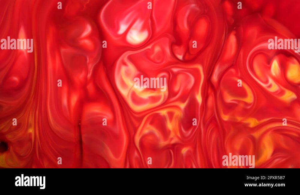 unusual movement of the ink creates different patterns Stock Video ...