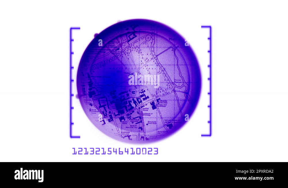 4k Global GPS earth map military positioning systerm in computer Stock ...