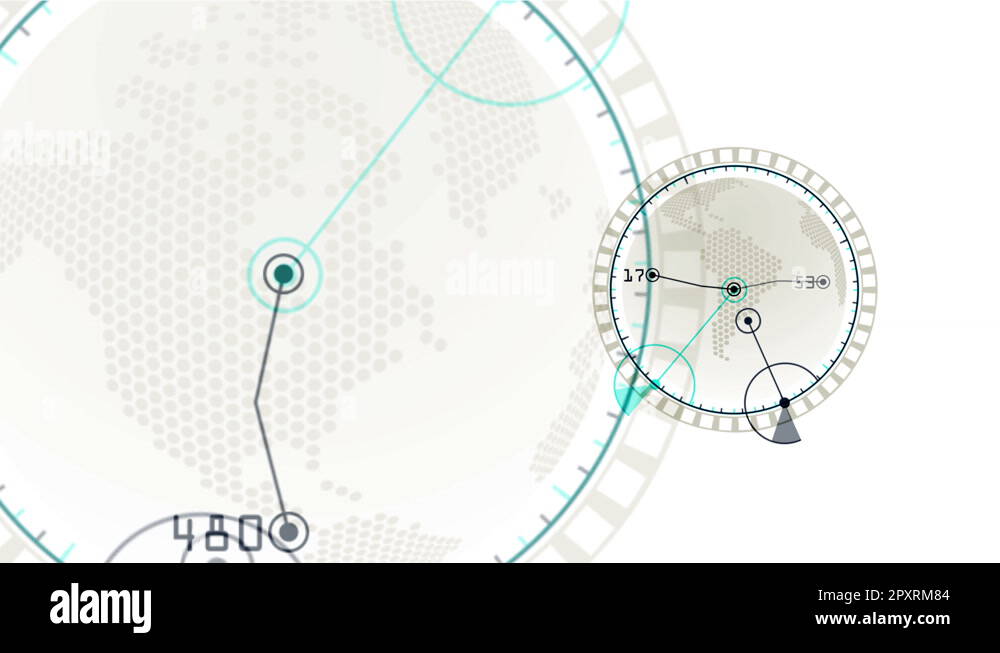 4k global GPS earth city map military Radar GPS screen navigation ...