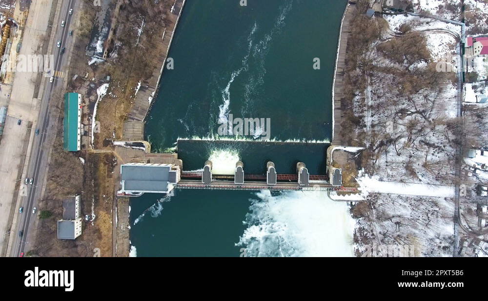 Force of water from dam aerial view Stock Videos & Footage - HD and 4K ...