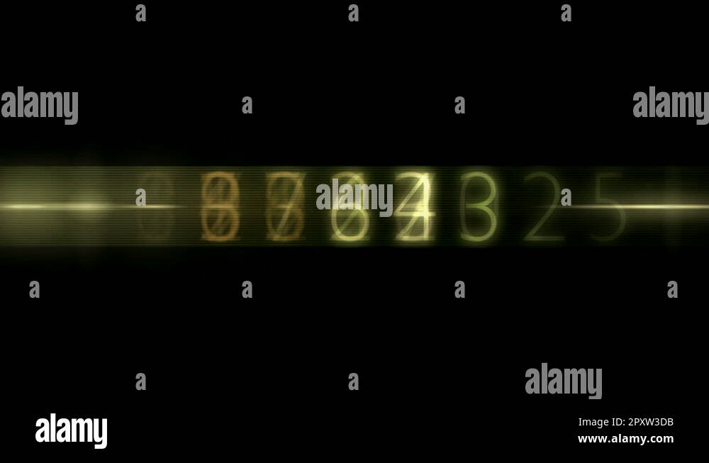 numbers scrolling across the screen,finance digital tech data ...
