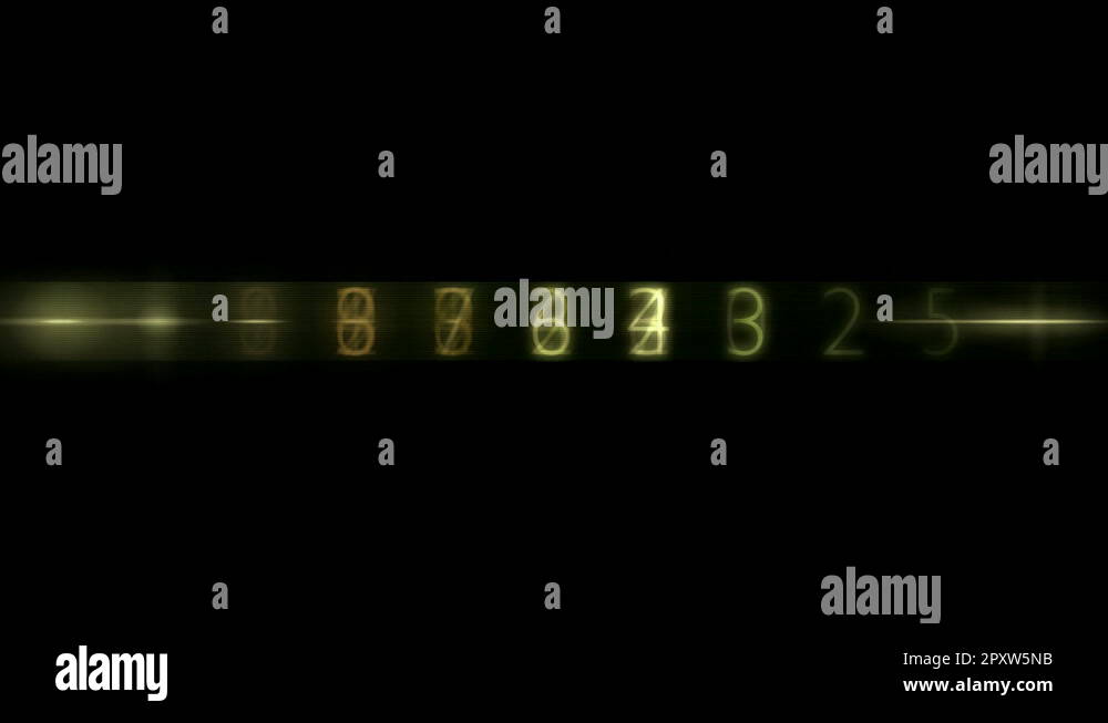 numbers scrolling across the screen,finance digital tech data background Stock Video Footage - Alamy