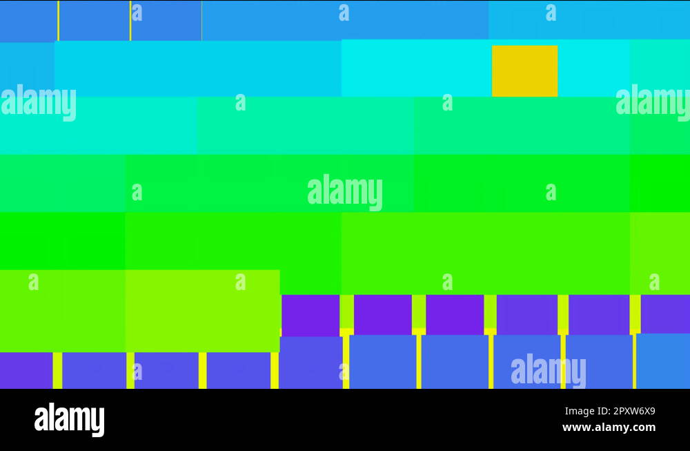 vj square neon light array matrix background&cube big data database ...