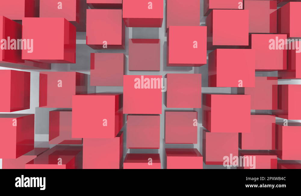 Red 3d box abstract background Stock Videos & Footage - HD and 4K Video ...