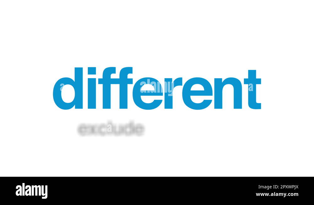 Racial segregation animated word cloud, text design animation Stock ...