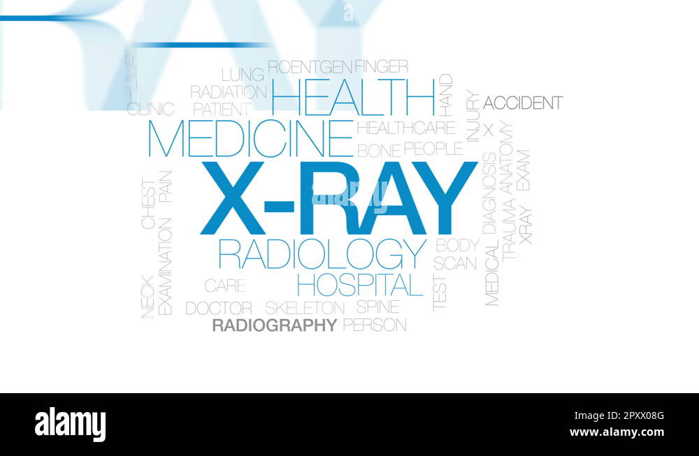 X-ray animated word cloud, text design animation. Kinetic typography ...