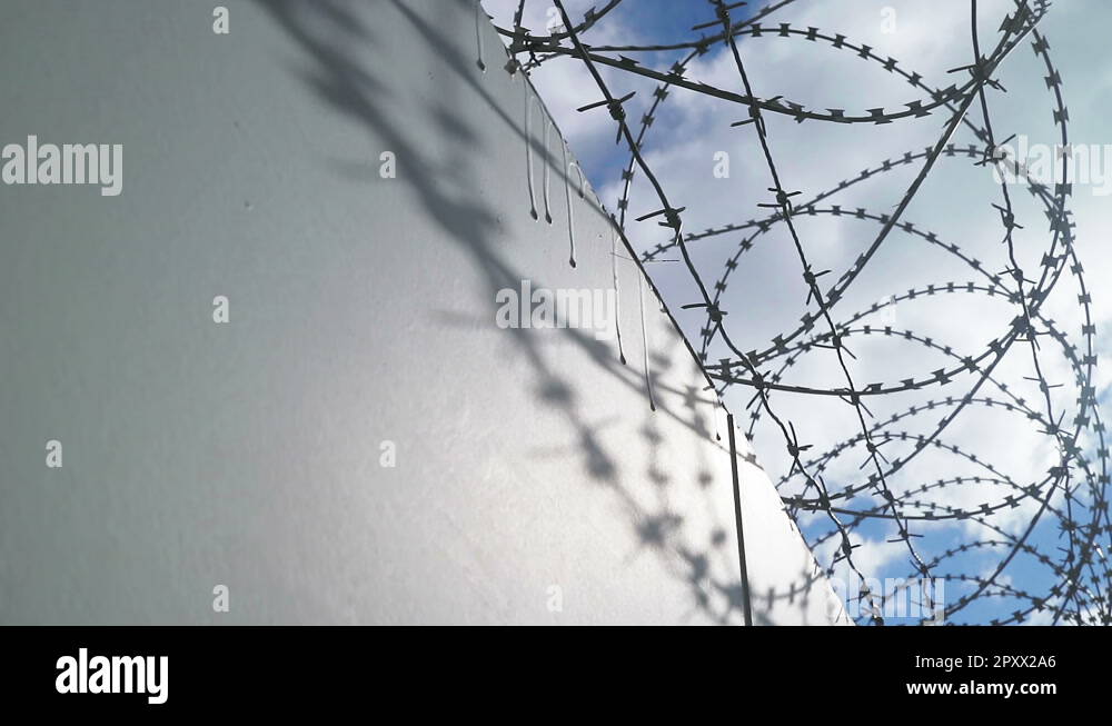 Horizontal prison jail barbed wire Stock Videos & Footage - HD and 4K ...