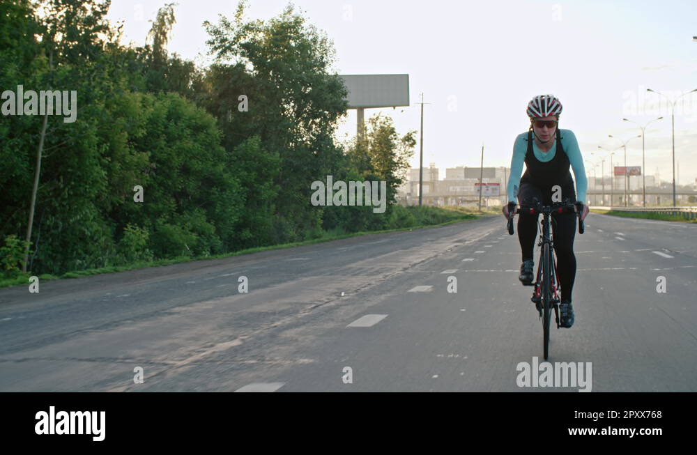 Female racing cyclist training Stock Videos & Footage - HD and 4K Video ...