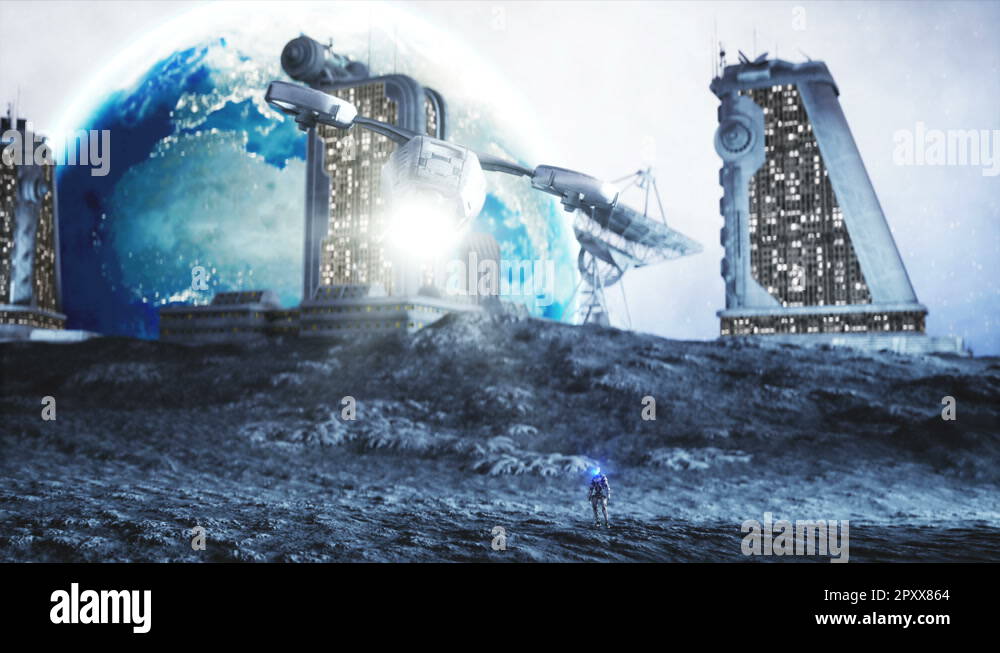 Moon base and ship landing Stock Videos & Footage - HD and 4K Video ...