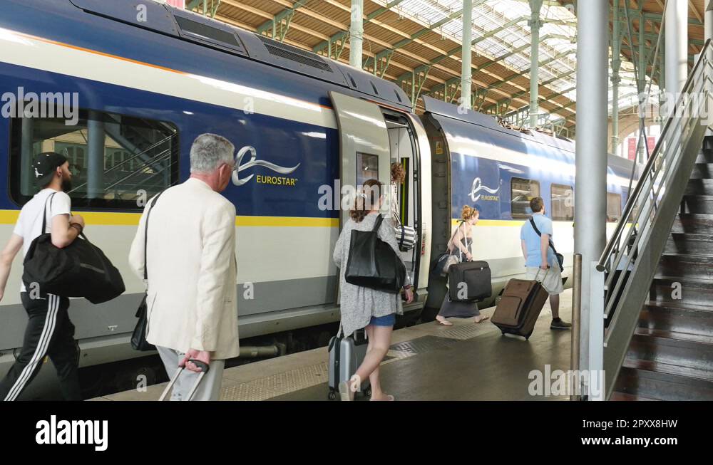 Eurostar station platform Stock Videos & Footage - HD and 4K Video ...
