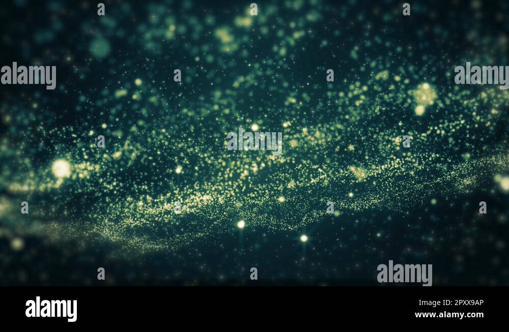 Space neon background with particles. Space blue dust with stars on ...