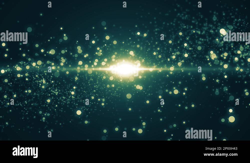 Space neon background with particles. Space blue dust with stars on ...