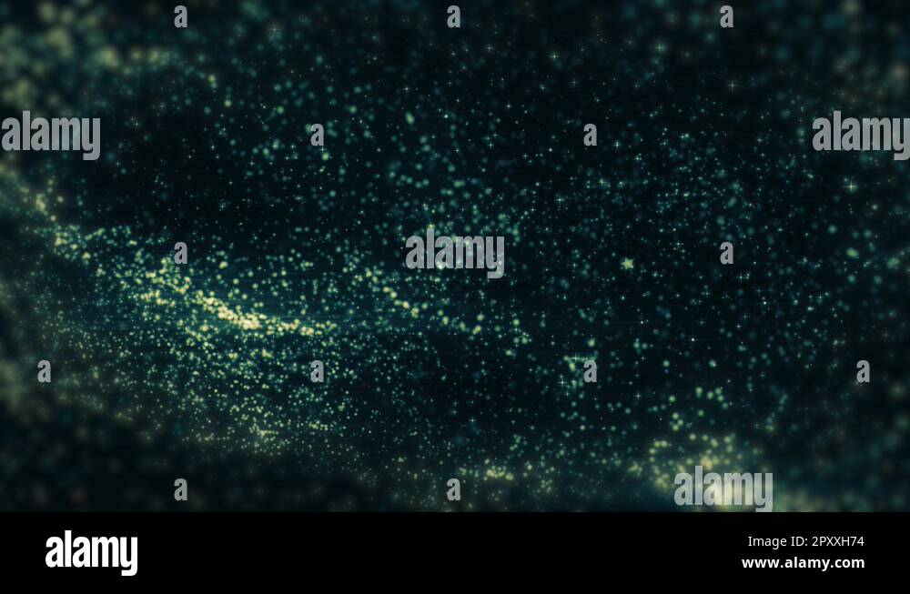 Space neon background with particles. Space blue dust with stars on ...