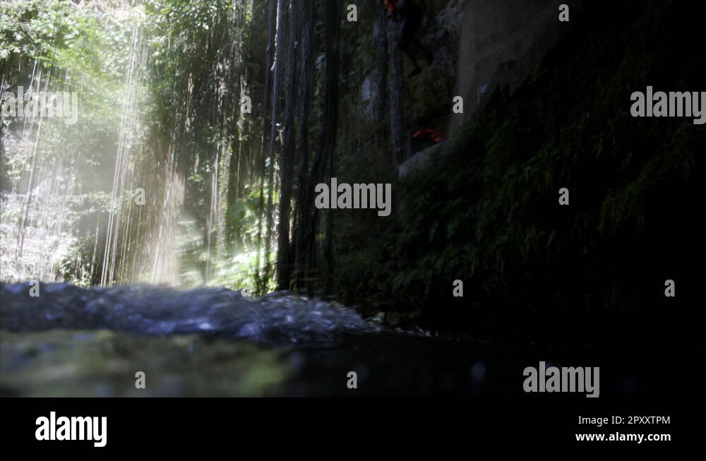 cenote cave adventure in tulum Stock Video Footage - Alamy