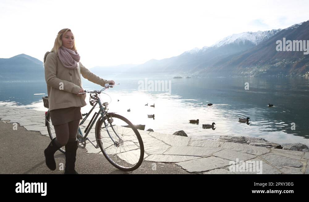 Pushing a bicycle Stock Videos & Footage - HD and 4K Video Clips - Alamy