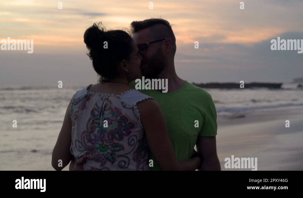 Couple standing cuddling beach Stock Videos & Footage - HD and 4K Video ...