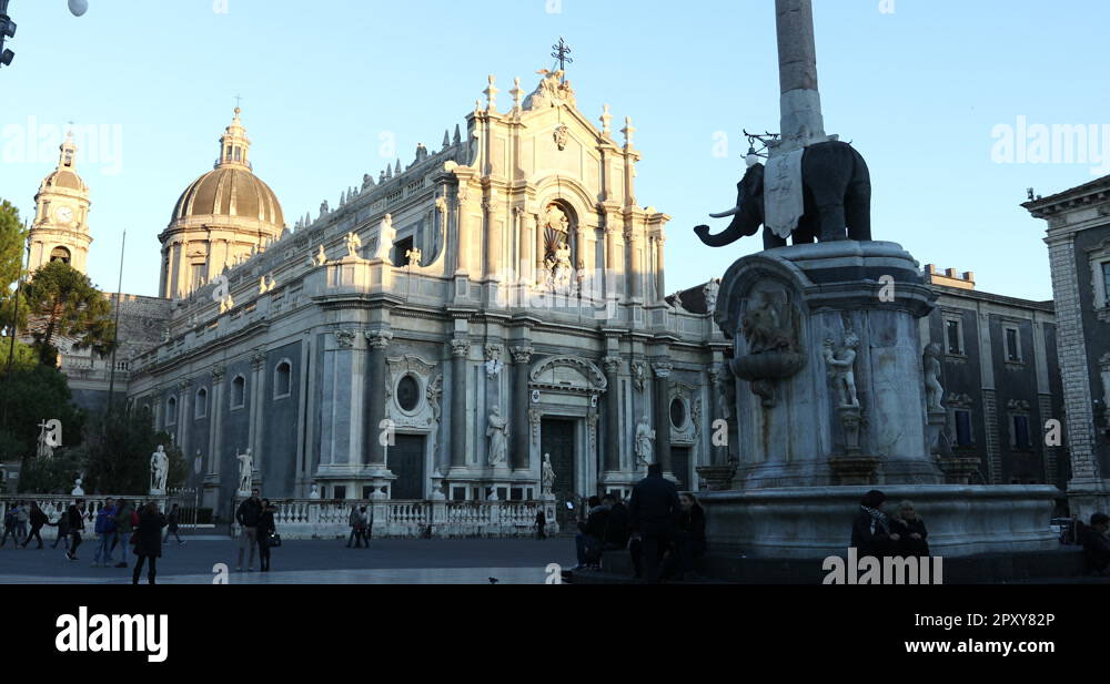 Catania sicily statue Stock Videos & Footage - HD and 4K Video Clips ...