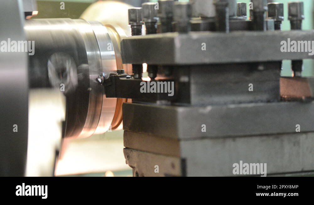 Metal machining turning on lathe Stock Videos & Footage - HD and 4K ...