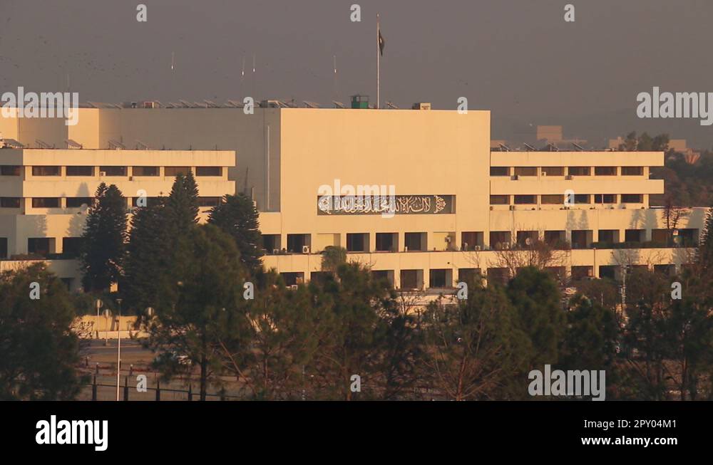 Parliament House Building in Islamabad, Pakistan Stock Video Footage ...