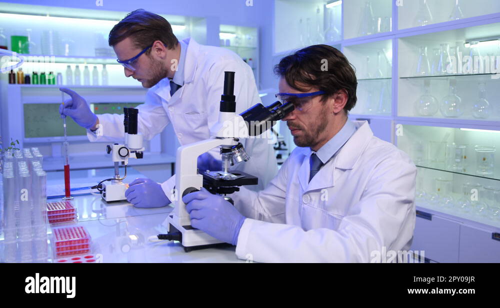 Medical students working microscope Stock Videos & Footage - HD and 4K ...