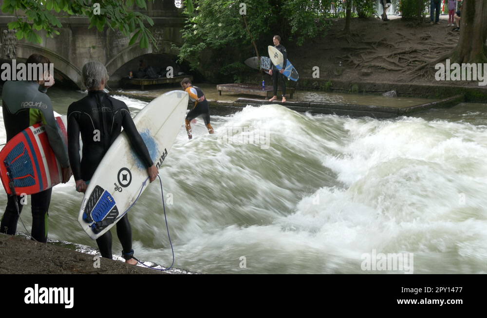 Eisbach bridge Stock Videos & Footage - HD and 4K Video Clips - Alamy