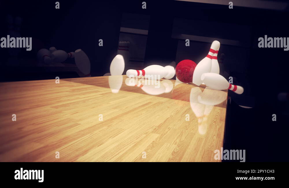 Lucky strike bowling lane Stock Videos & Footage - HD and 4K Video ...