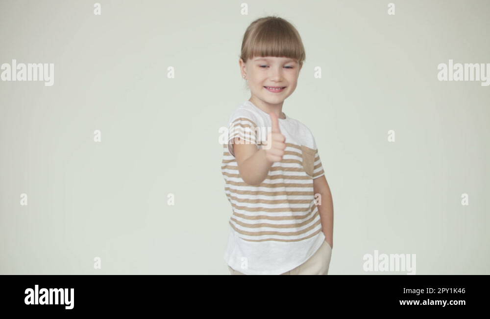 Sign smiling standing success successful sweet symbol white woman young ...