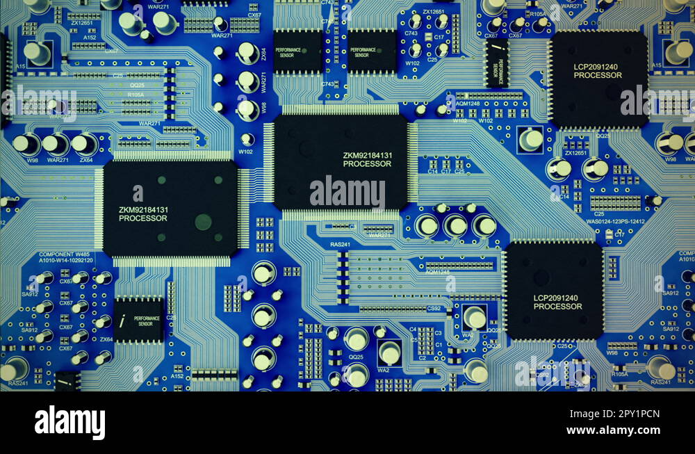 Electronics technology circuit motherboard Stock Videos & Footage - HD ...