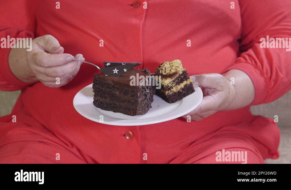 Fat woman eating cake Stock Videos & Footage - HD and 4K Video Clips ...