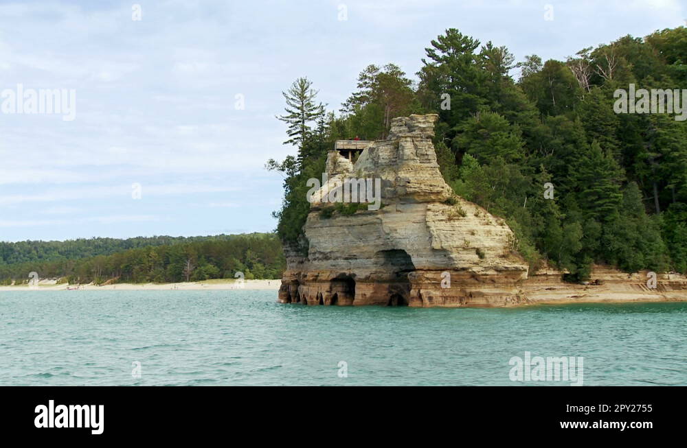 Pictured rocks miners castle Stock Videos & Footage - HD and 4K Video ...