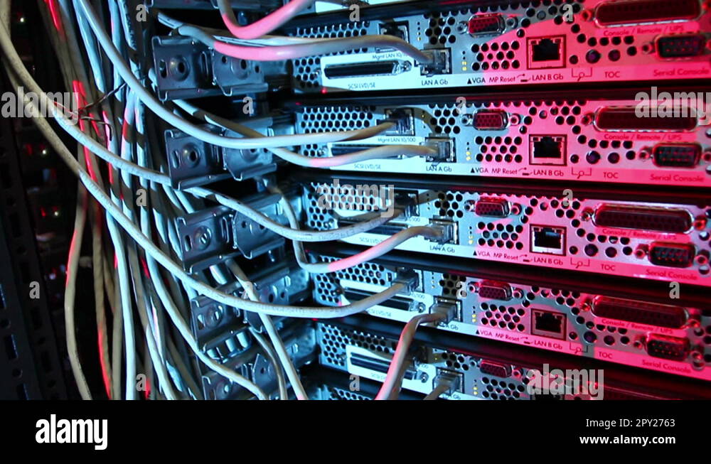 Computer network cabling Stock Videos & Footage - HD and 4K Video Clips ...