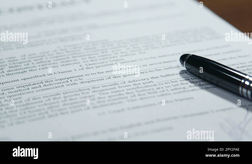 Signed contract Stock Videos & Footage - HD and 4K Video Clips - Alamy