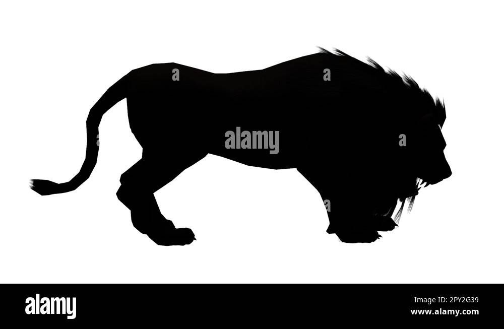 Lion attack bite eating,Endangered wild animal wildlife sketch ...