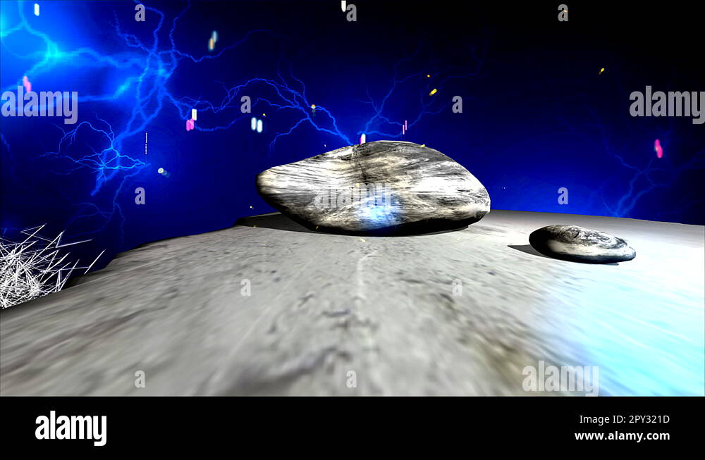 Effect Teleportation in space Stock Video Footage - Alamy