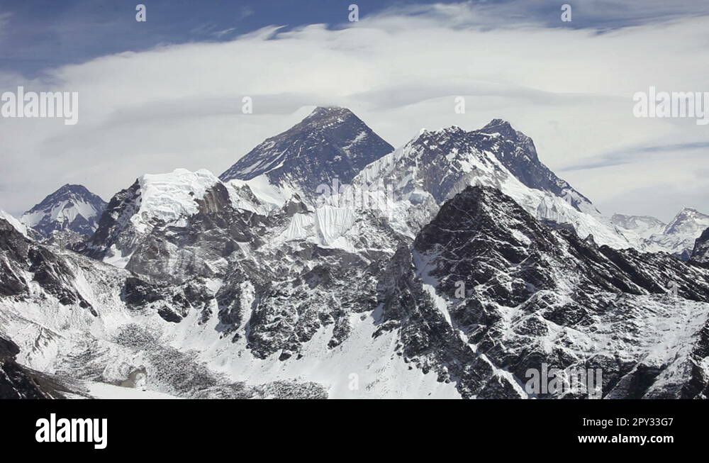 Everest lhotse nuptse nepal himalaya mountain Stock Videos & Footage ...