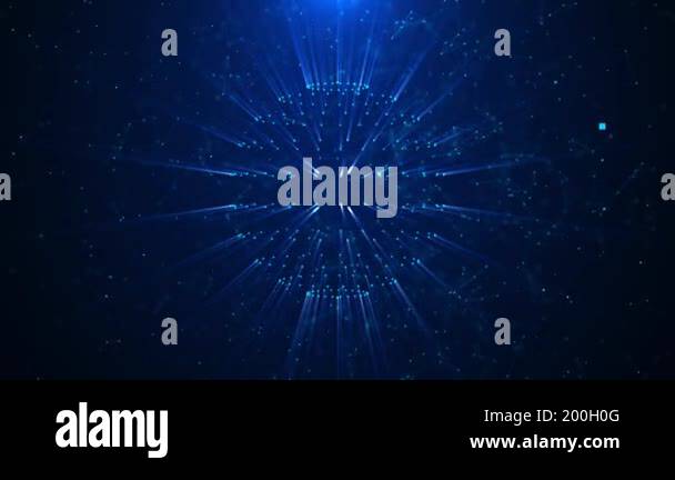 Global Network Information Security Geometric Lines Dots Digital Spherical Rotation Digital ...