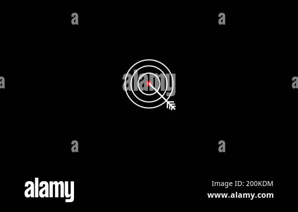 Arrow hitting the center of a target, symbolizing precision, focus, and ...