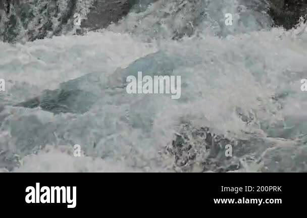 Close-up of churning water in rapid motion Stock Video Footage - Alamy