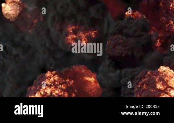 Realistic burning fire explosion transition pack on black png ...