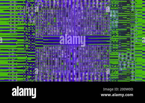 Glitch Noise Static Television VFX Pack. Visual Video Effects Stripes ...