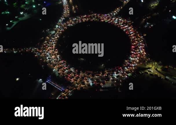 Aerial view of Damascus. Syrians celebrating the fall of Bashar al ...