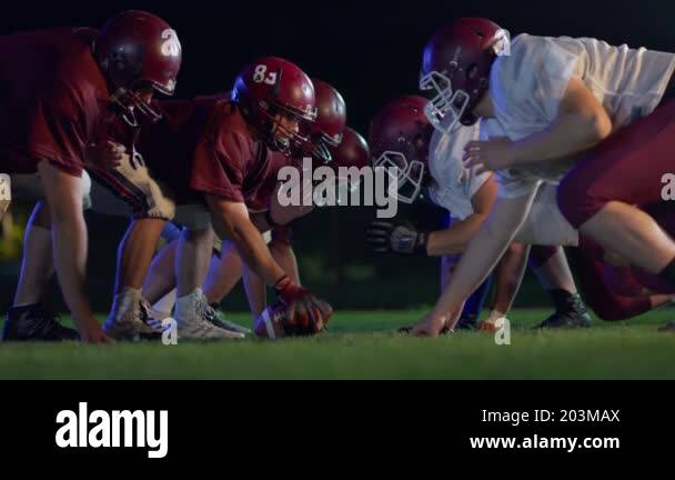 American Football Championship Start Teams. Professional Players ...