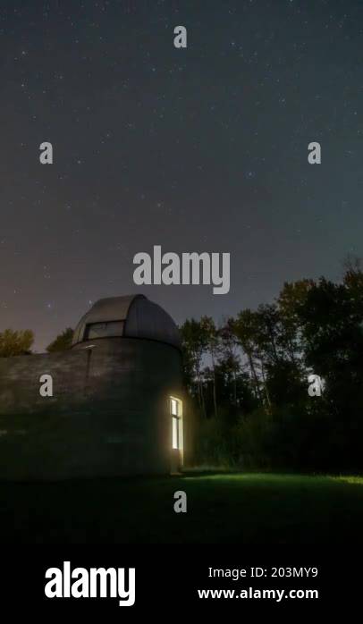 A captivating timelapse capturing the serene starry sky above the ...