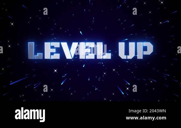 level up neon animated background level up neon galaxy 4k croma black ...